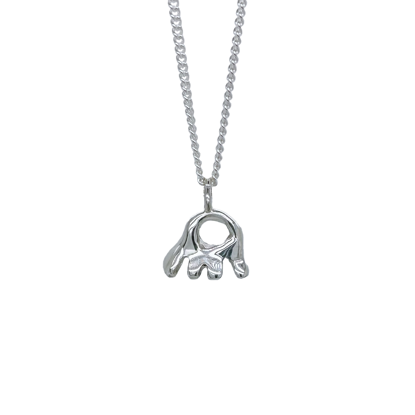 Monster mOnch necklace in Sterling Silver – Handmade Jewellery – Rat Betty