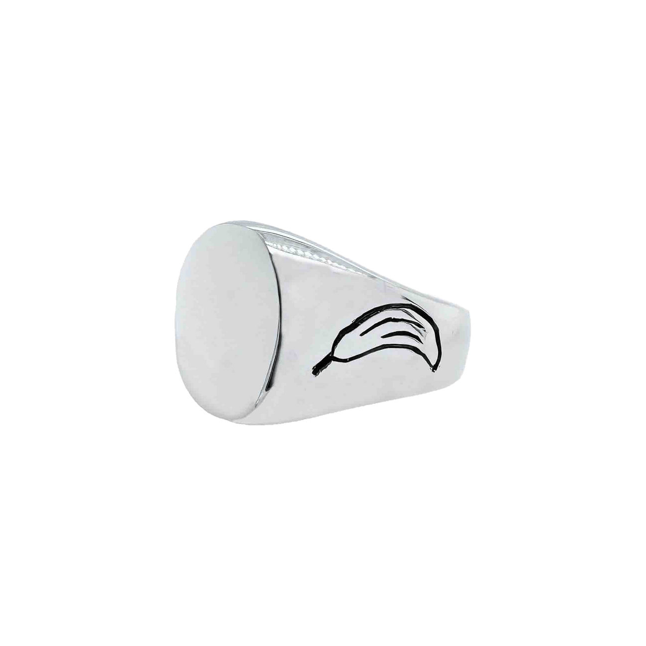 Banana Ring in Sterling Silver – Chunky Jewellery – Rat Betty