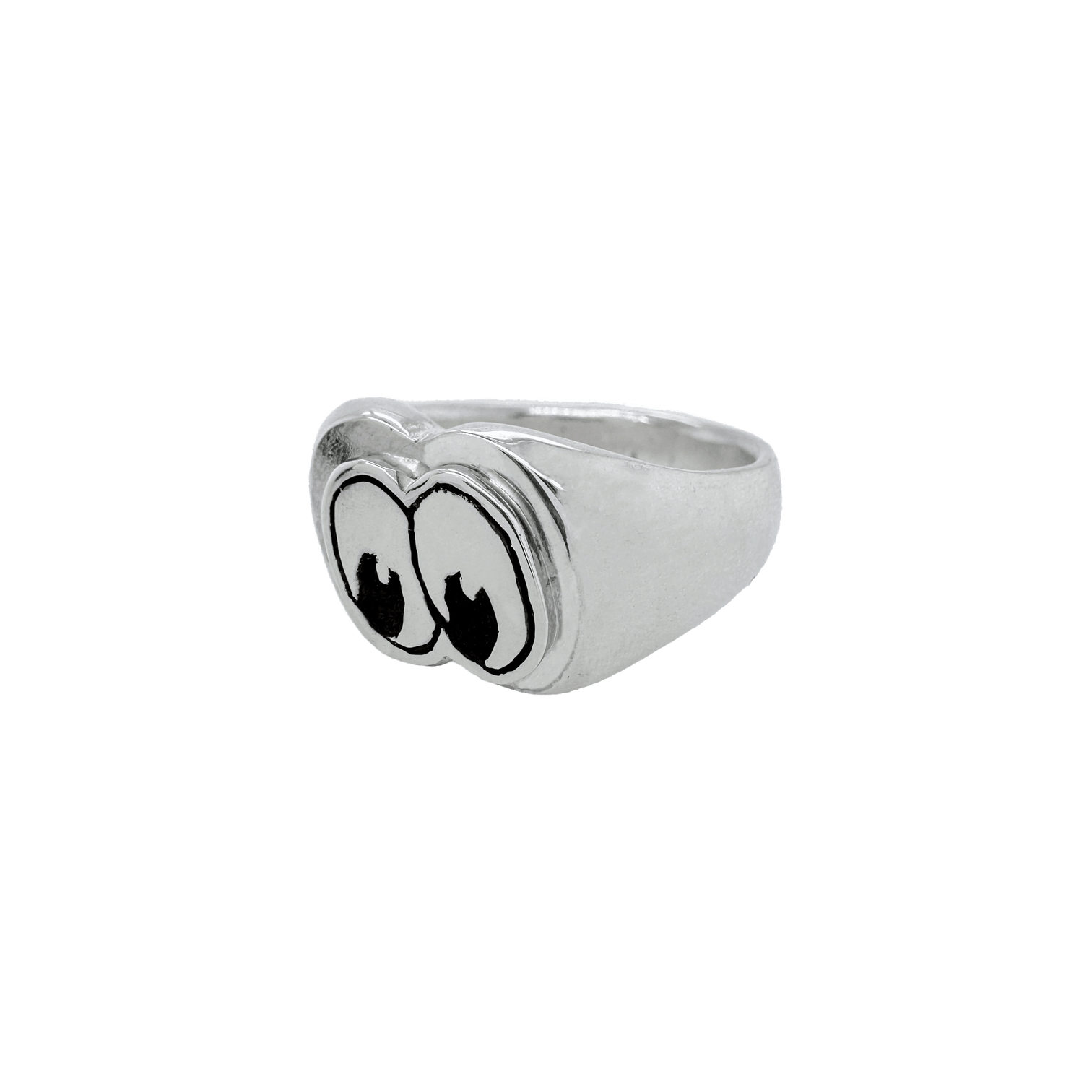 Googly Eyes Ring in Sterling Silver – Chunky Jewellery – Rat Betty