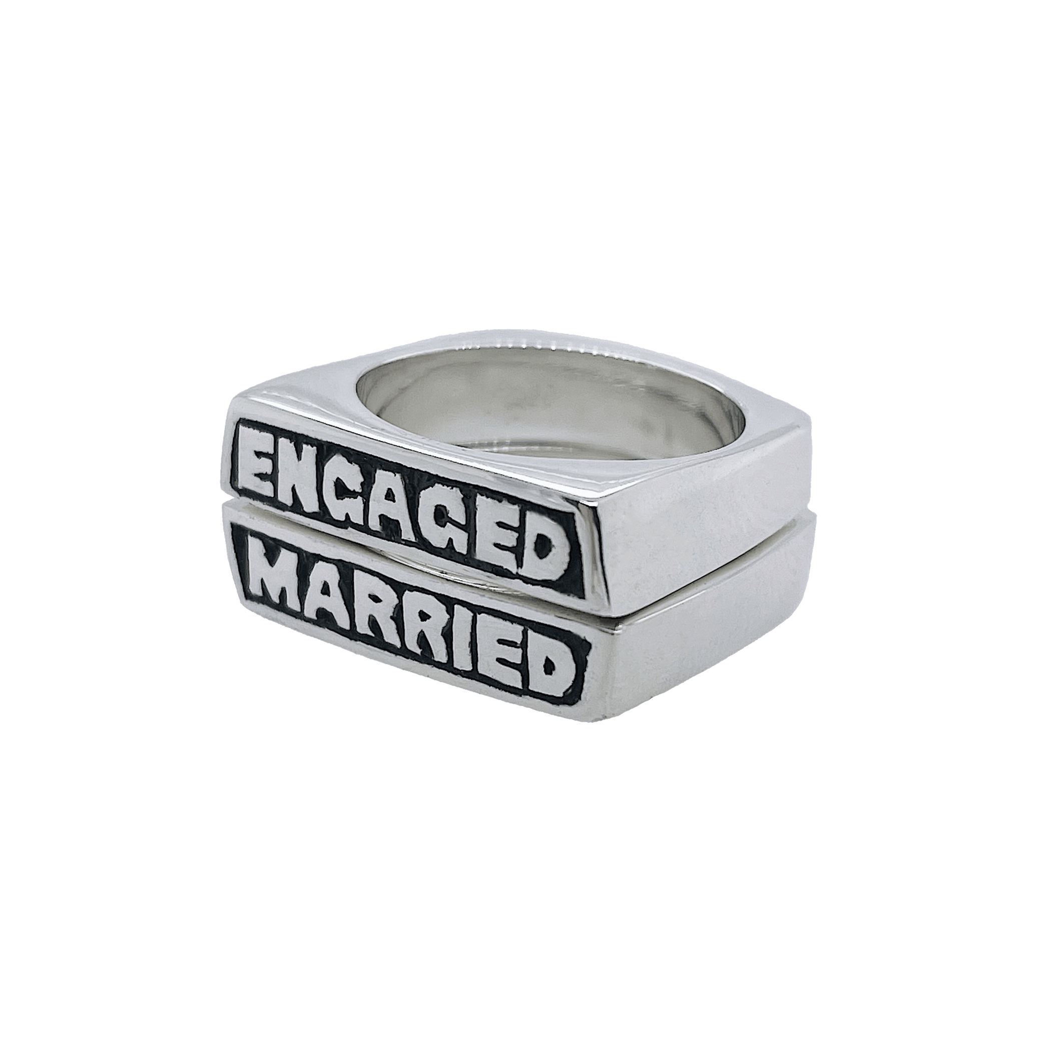 Married Ring in Sterling Silver – Chunky Jewellery – Rat Betty