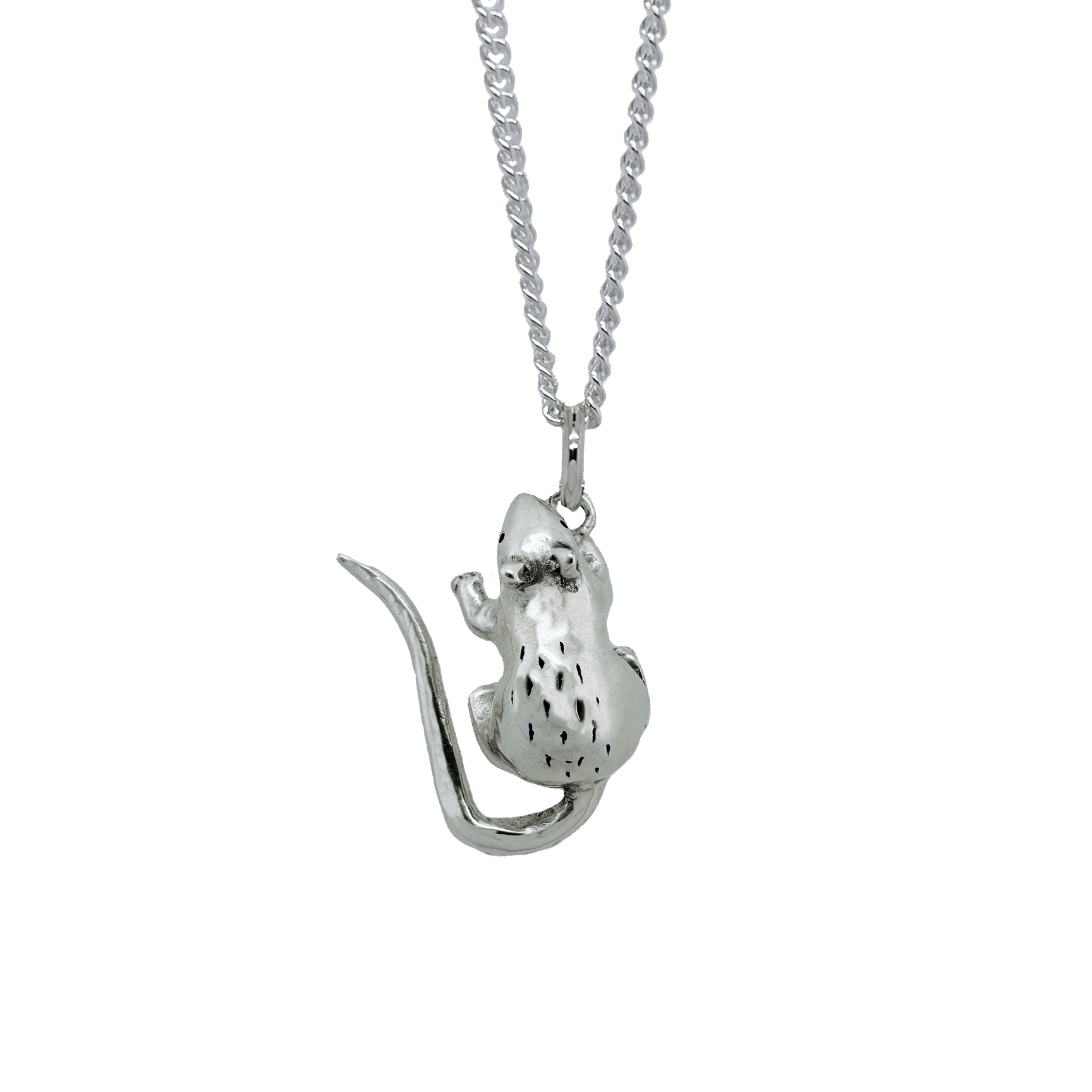 Rat Necklace in Sterling Silver – Handmade Jewellery – Rat Betty