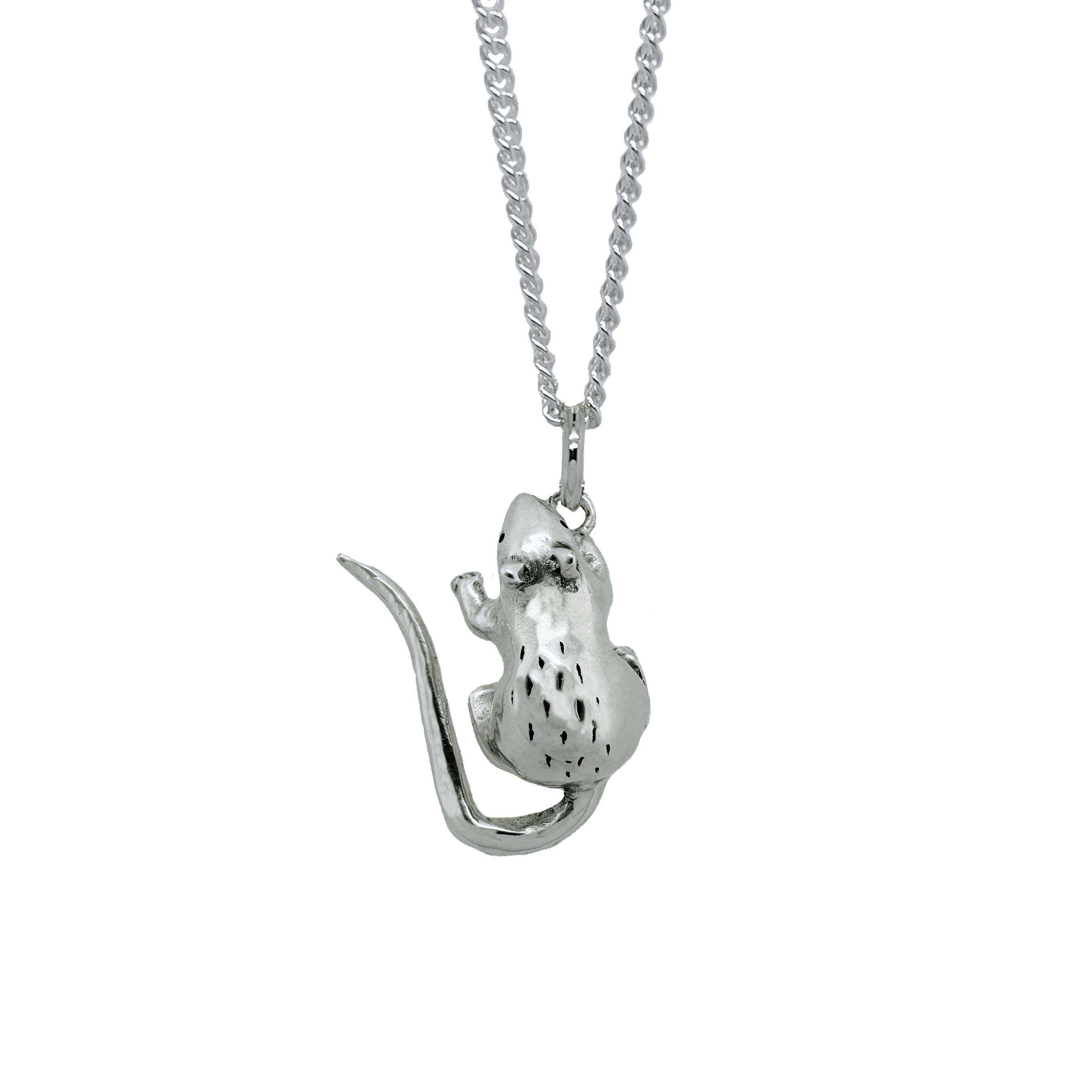Rat Necklace in Sterling Silver – Handmade Jewellery – Rat Betty