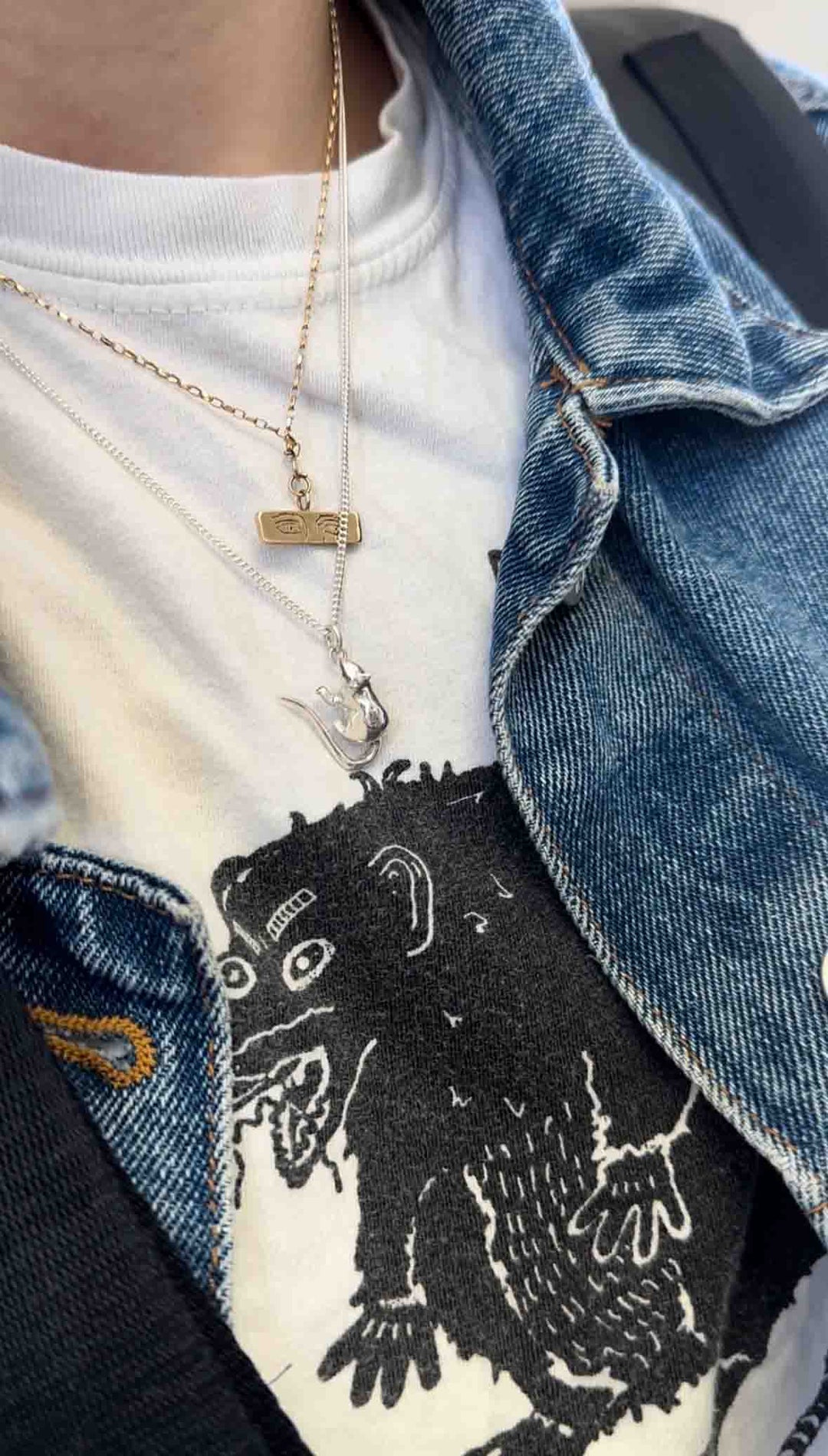 Rat Necklace in Sterling Silver – Handmade Jewellery – Rat Betty
