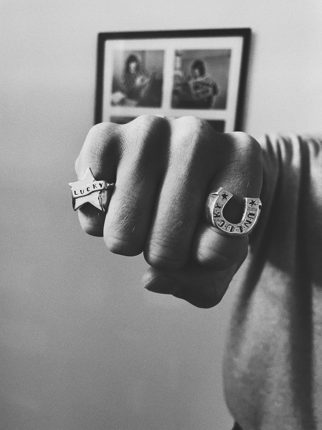 Lucky Star Ring in Sterling Silver – Chunky Jewellery – Rat Betty