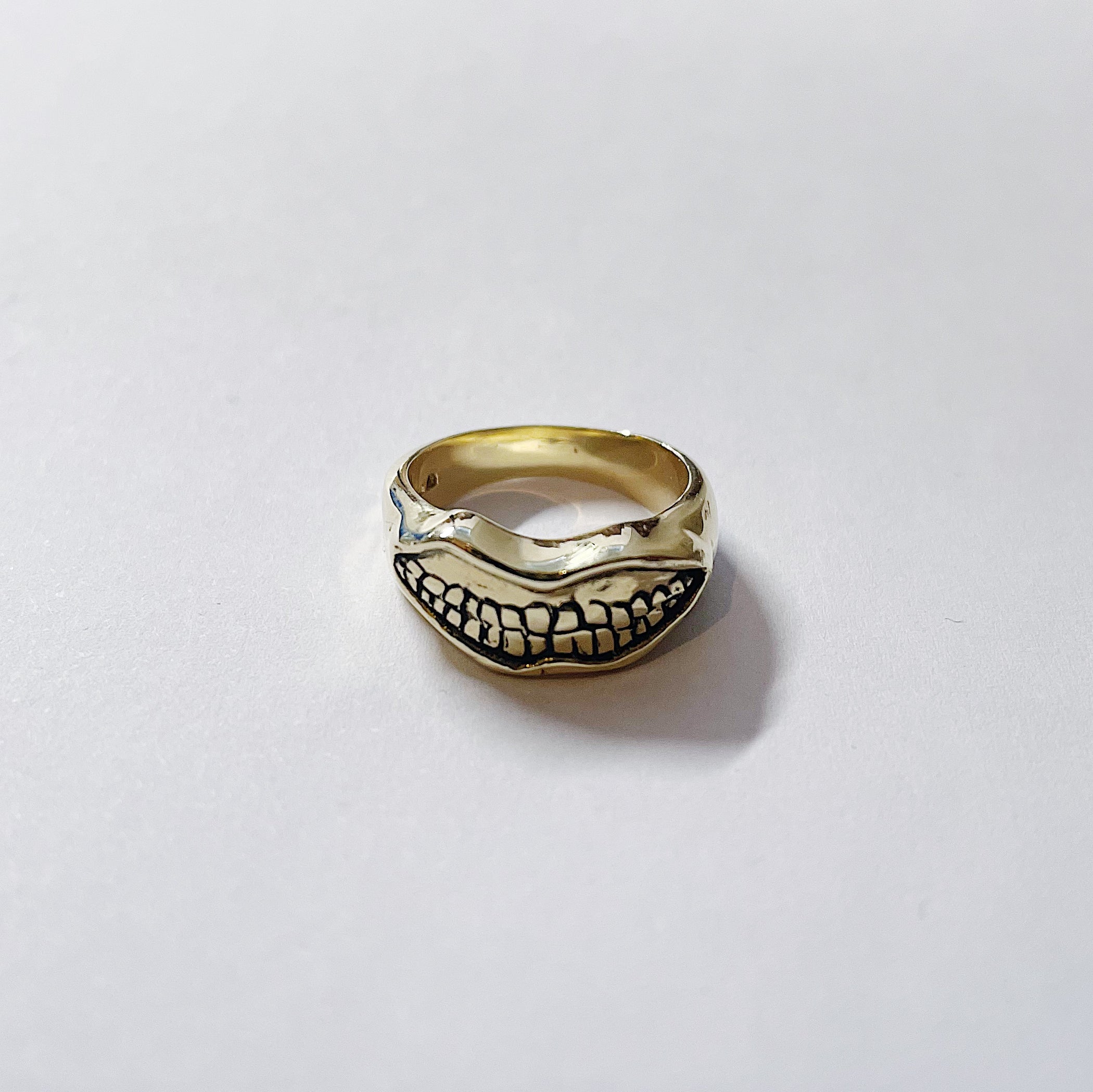 9ct Eco Gold Golden Geezer Ring – Chunky Jewellery – Rat Betty