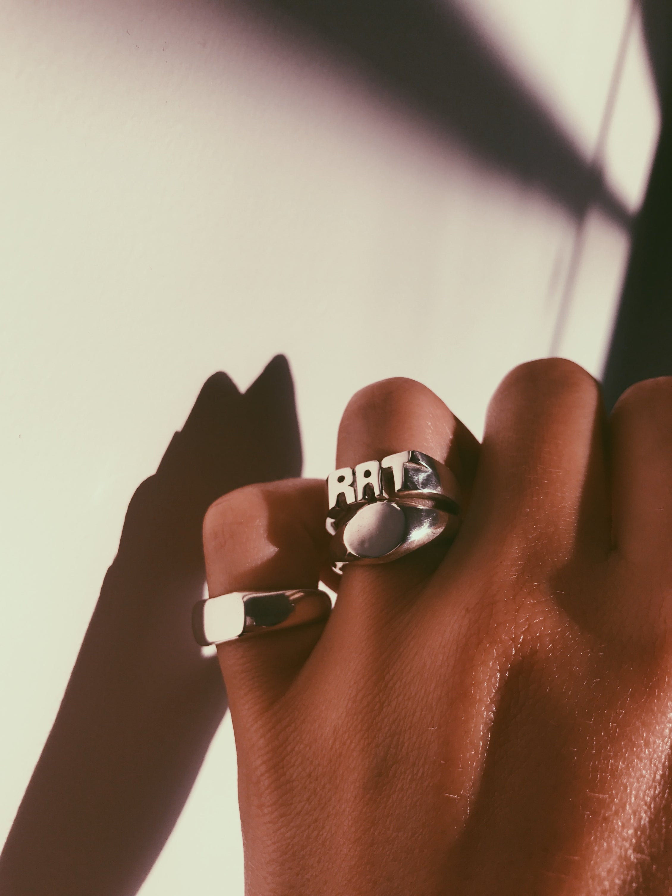 Rat Ring in Sterling Silver – Chunky Jewellery – Rat Betty